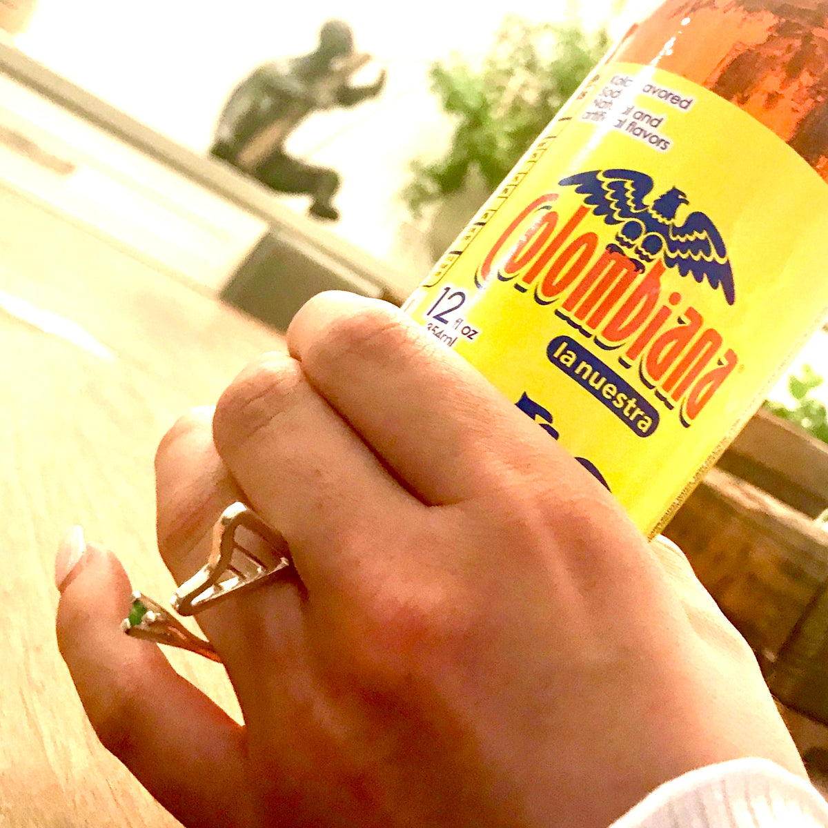 "COLOMBIANA" EMERALD HARP RING (Limited quantity) – HarpJewelry.com